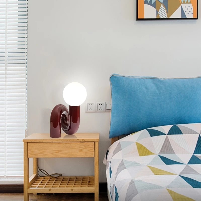 Nordic Abstract Table Lamp I ZenQ Designs