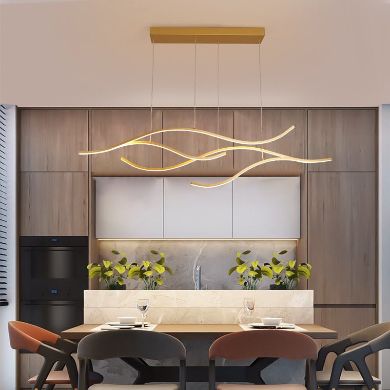 Creative Modern LED Abstract Chandelier – ZenQ Designs