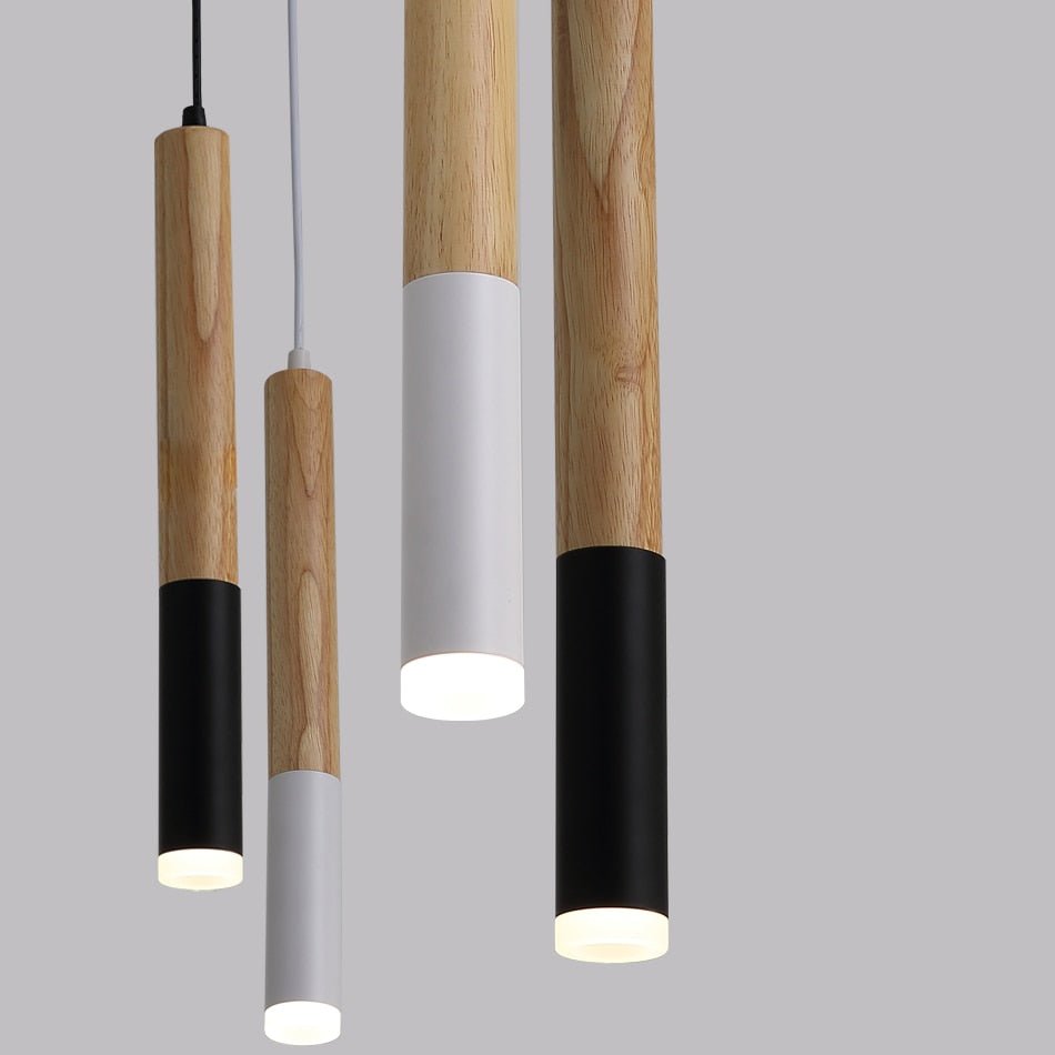 Wood LED Hanging Lights – ZenQ Designs