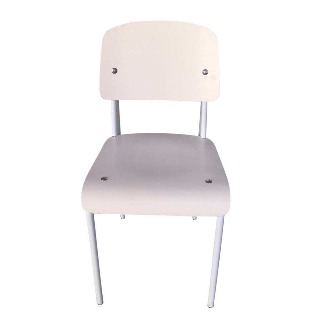 Anaïs Chair - White Seat/Back & White Frame – ZenQ Designs