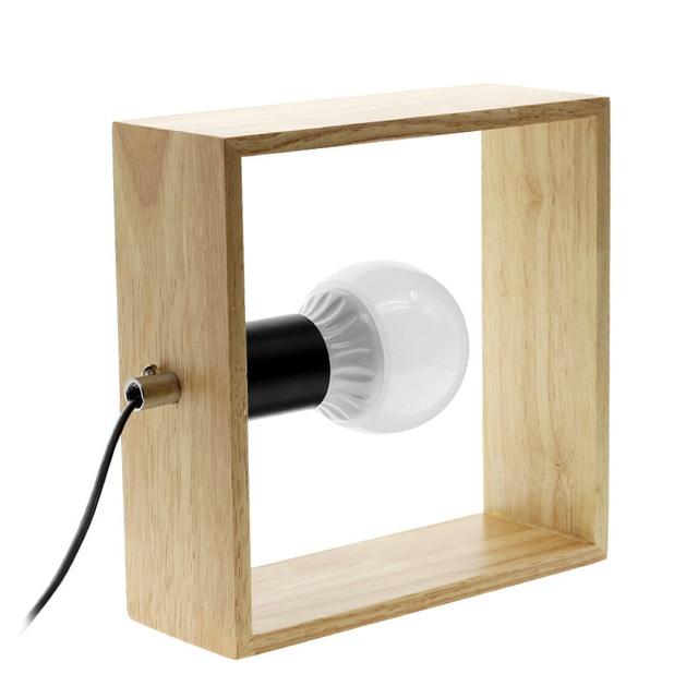 Wooden Desk Square Lamp I ZenQ Designs